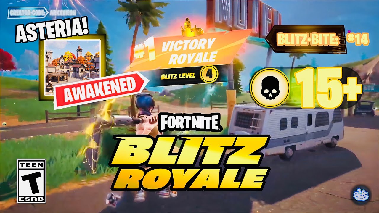 (No Comm/Death) ⚡Rewind Solos⚡ Blitz-Bite: #14 | Fortnite BZ Royale {ASTERIA AWAKENED} - YouTube