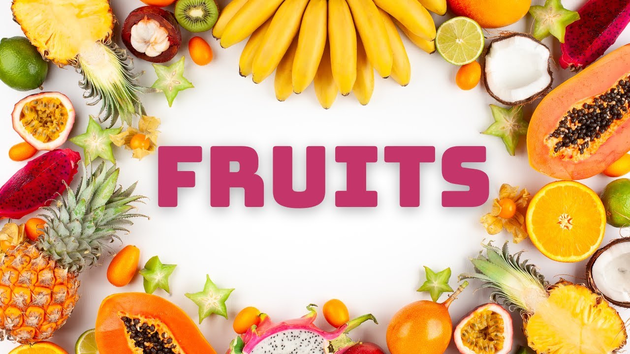 Fruits Vocabulary | Basic English Learning - YouTube