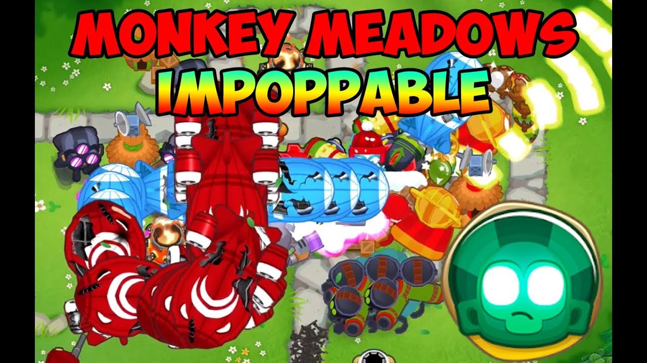 Bloons TD 6 - Monkey Meadows Impoppable Walkthrough - YouTube