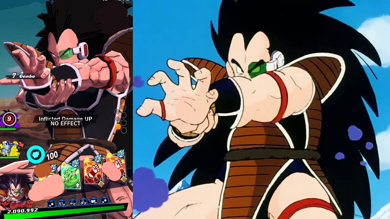 April Fools Raditz! References! ( Side by SIde ) Dragon Ball Legends ...