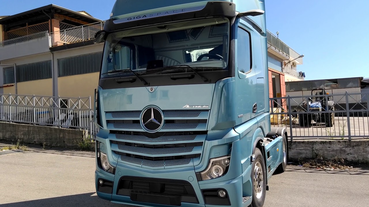 2020 Mercedes-Benz Truck Actros 1853 "Giga Space" Exterior (4K) - YouTube