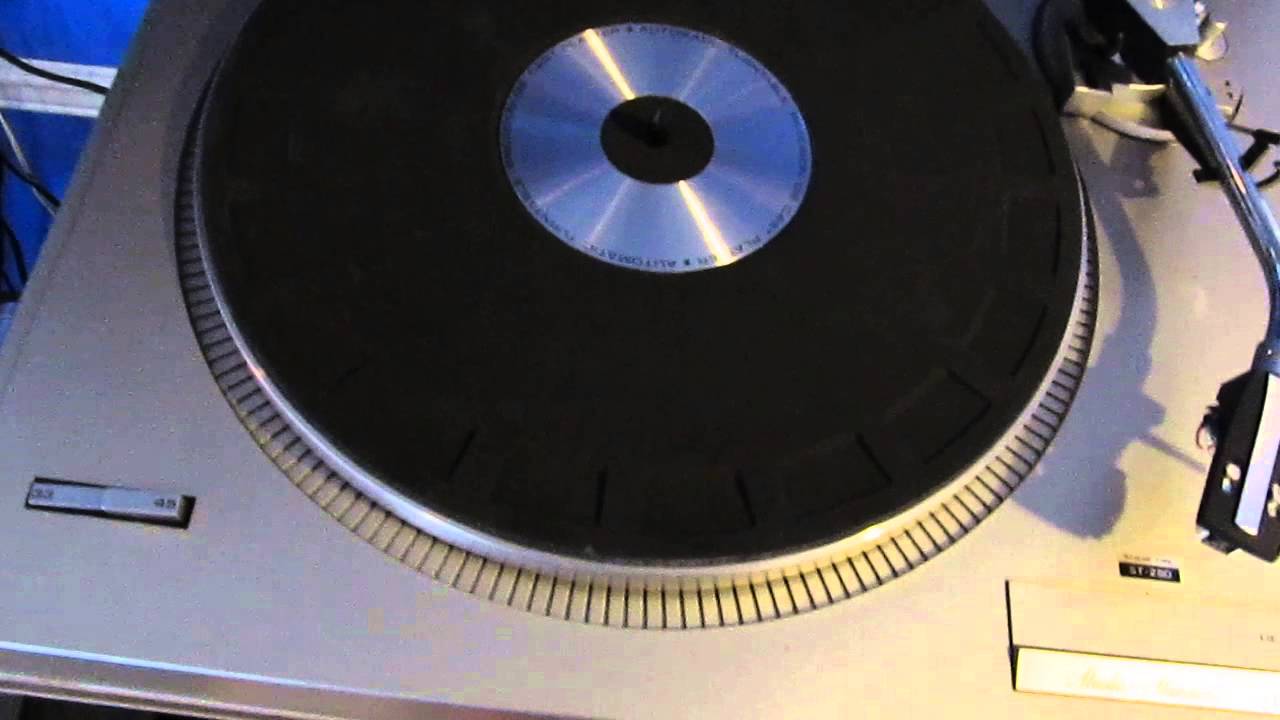 Fisher mt-6115 turntable test - YouTube