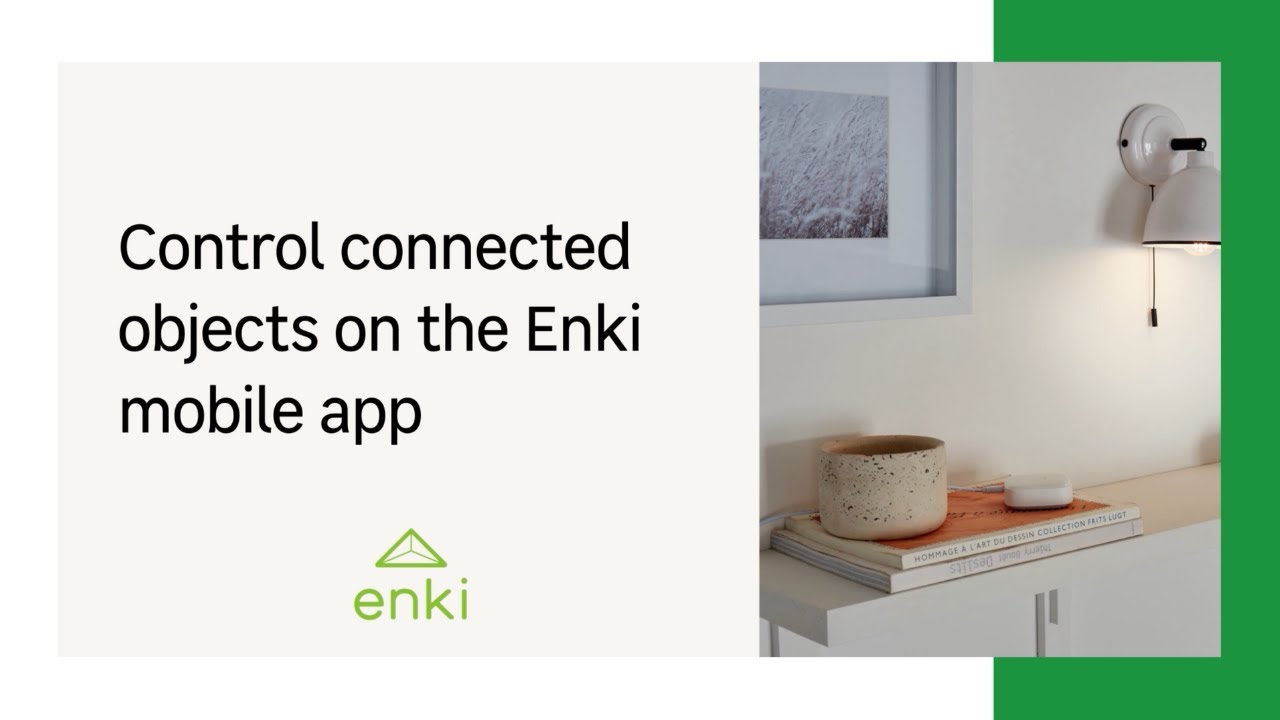 Control your home with Enki mobile app - YouTube