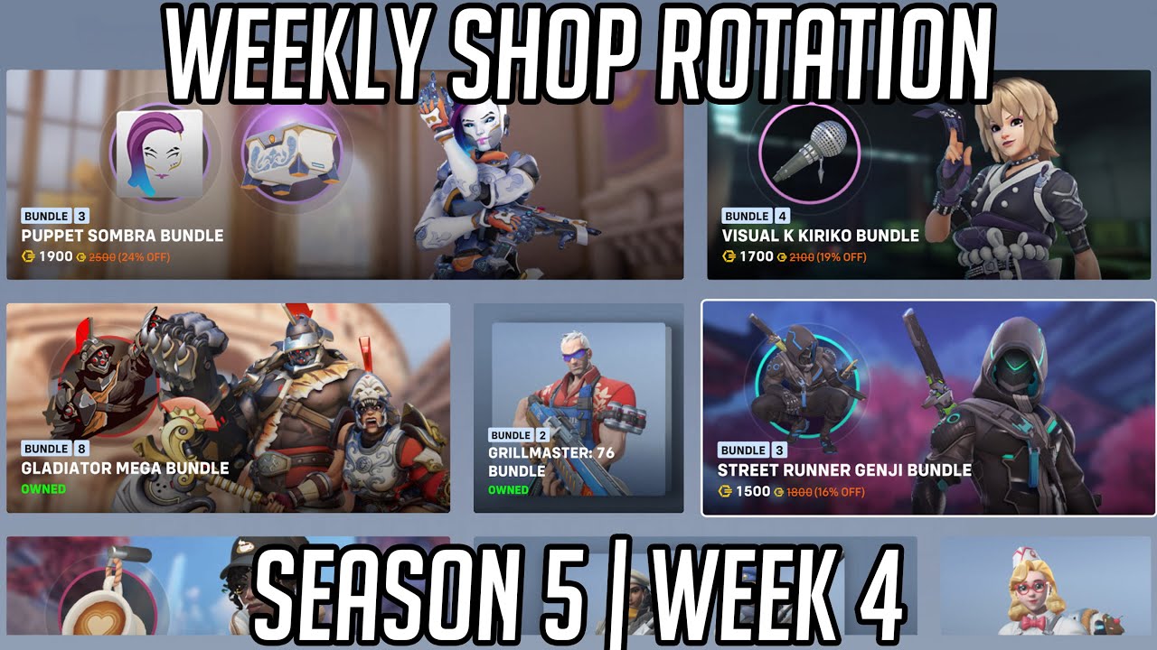 Season 5 | Week 4 Shop Rotation - Overwatch 2 - YouTube