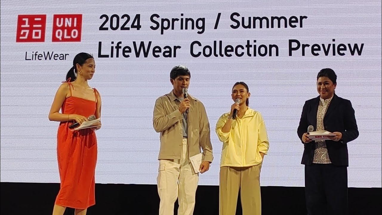 Sarah Geronimo and Matteo Guidicelli for UNIQLO Philippines 2024 Spring ...