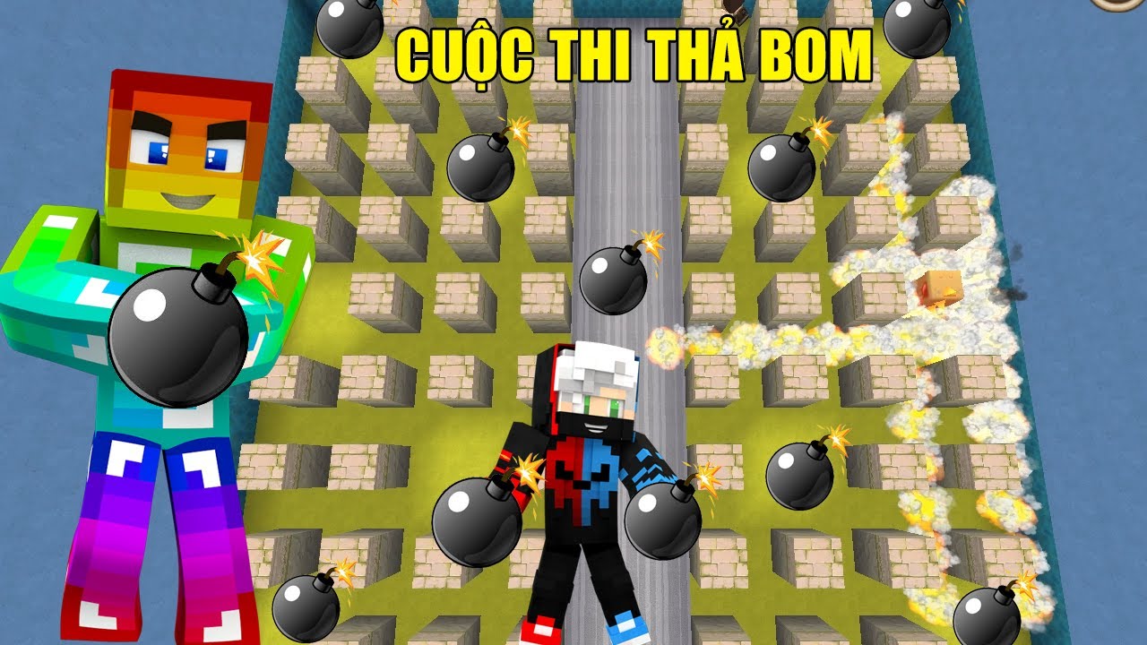 MINI GAME : BOM MAN - CUỘC THI THẢ BOM ** THỬ THÁCH CHIẾN THẮNG PIXEL ...