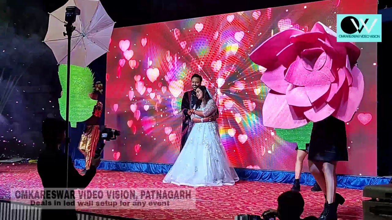 Reception LED WALL SETUP - YouTube