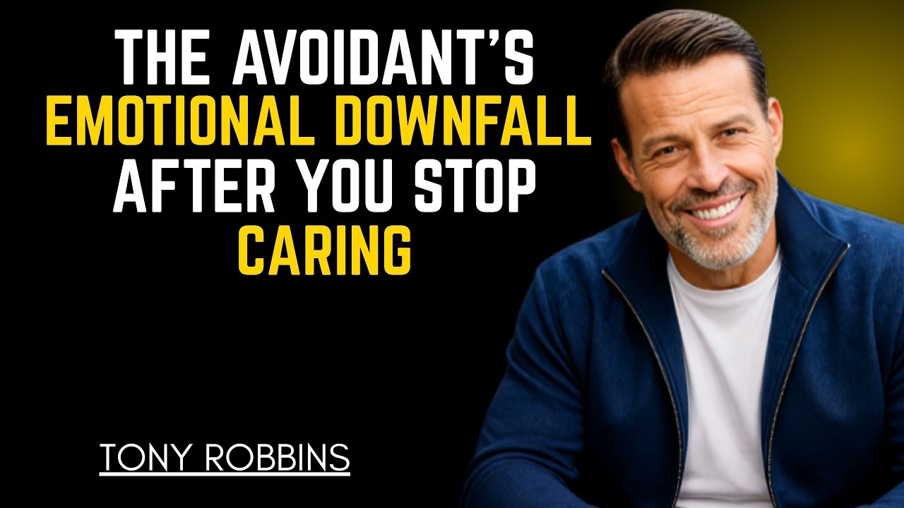 THE AVOIDANT'S EMOTIONAL DOWNFALL AFTER YOU STOP CARING || TONY ROBBINS ...