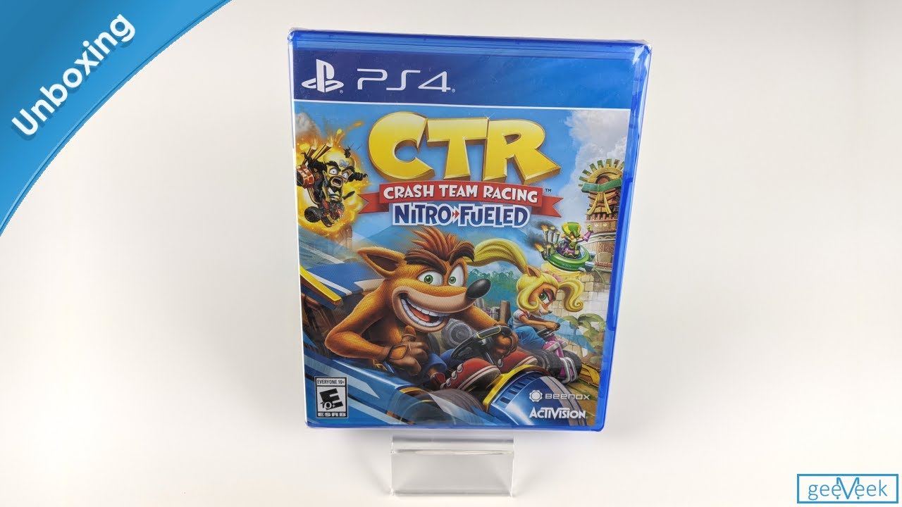 Crash Team Racing Nitro-Fueled - PS4 Unboxing - YouTube