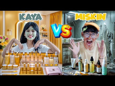 DISTA SKINCARE ORANG KAYA GLOWING VS UCUP SKINCARE MISKIN BIKIN GATEL!! YA AMPUN BEDA BANGET #trend