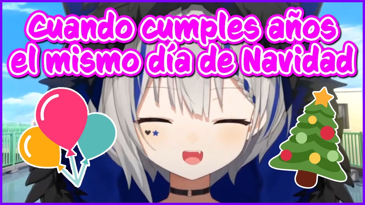 Cuando cumples años el mismo día de Navidad【Luna Rurine】 - YouTube