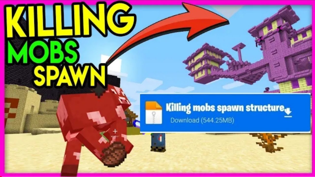 Killing Mobs Spawns Op Structures Mod Download for Minecraft PE 1.20.1 ...