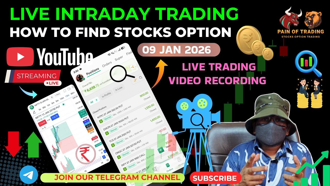 Live Intraday trading Recording l Share Market video l Open Trading l ...