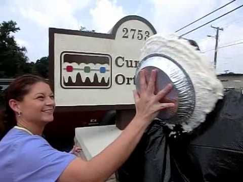 Dr. Scott Pie In The Face in Slow Motion- Cureton Ortho - YouTube