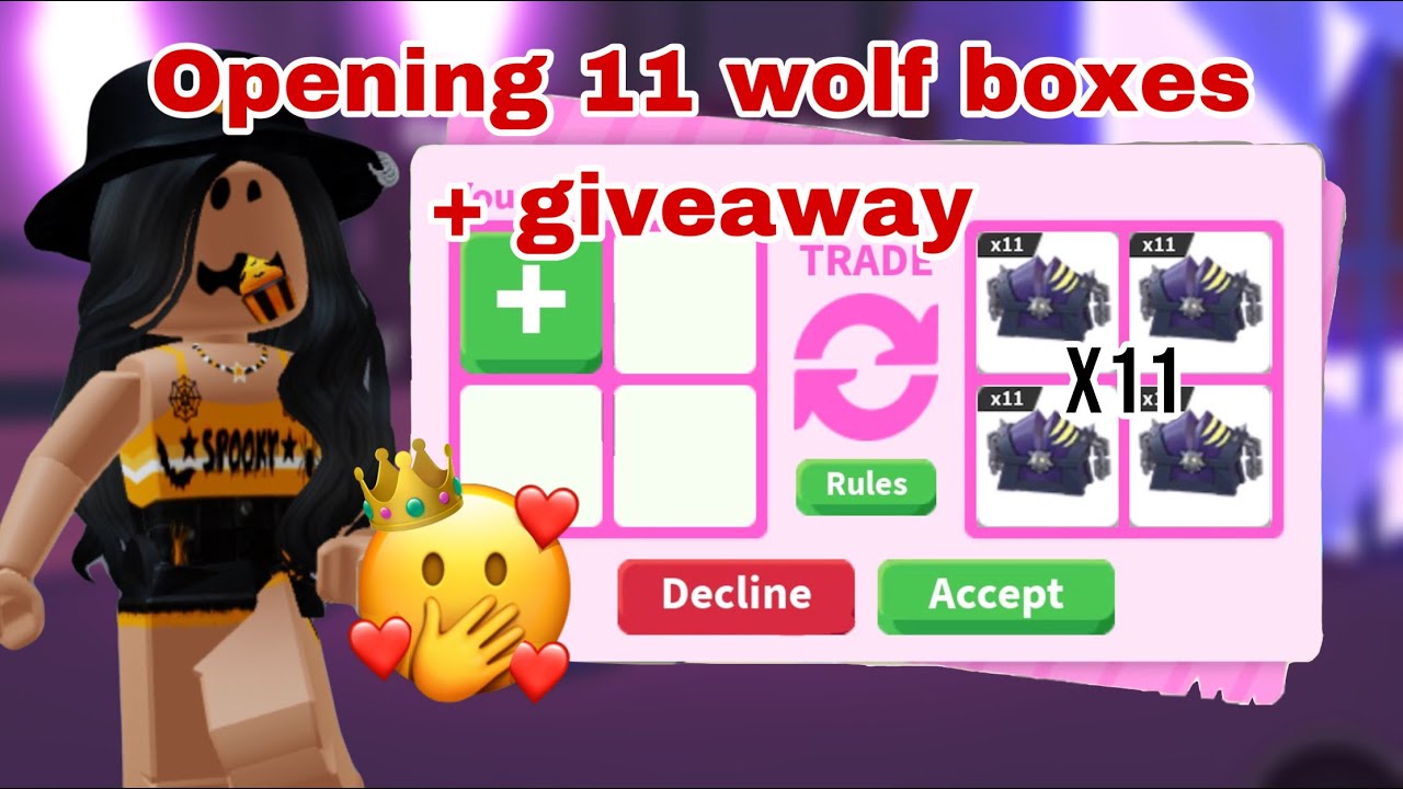 Opening 11 wolf boxes + Giveaway 👻 - YouTube