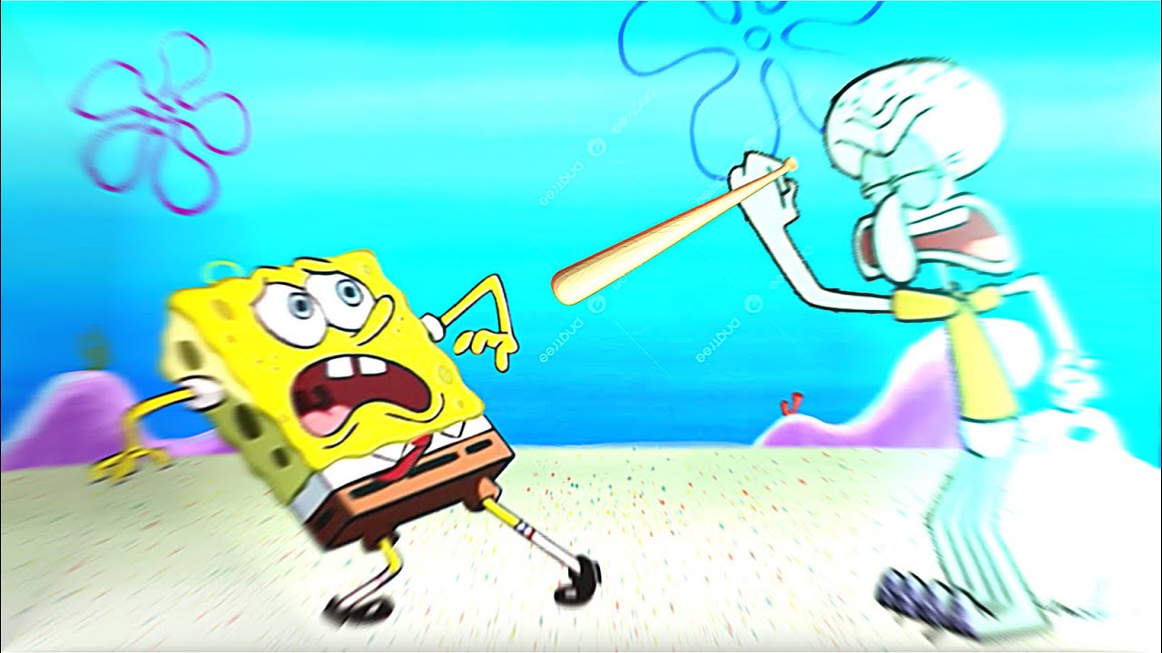 SQUIDWARD GETS TREATED BAD AT THE KRUSTY KRAB! - YouTube