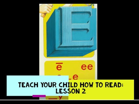 Teach Your Child How to Read: Lesson 2 - YouTube