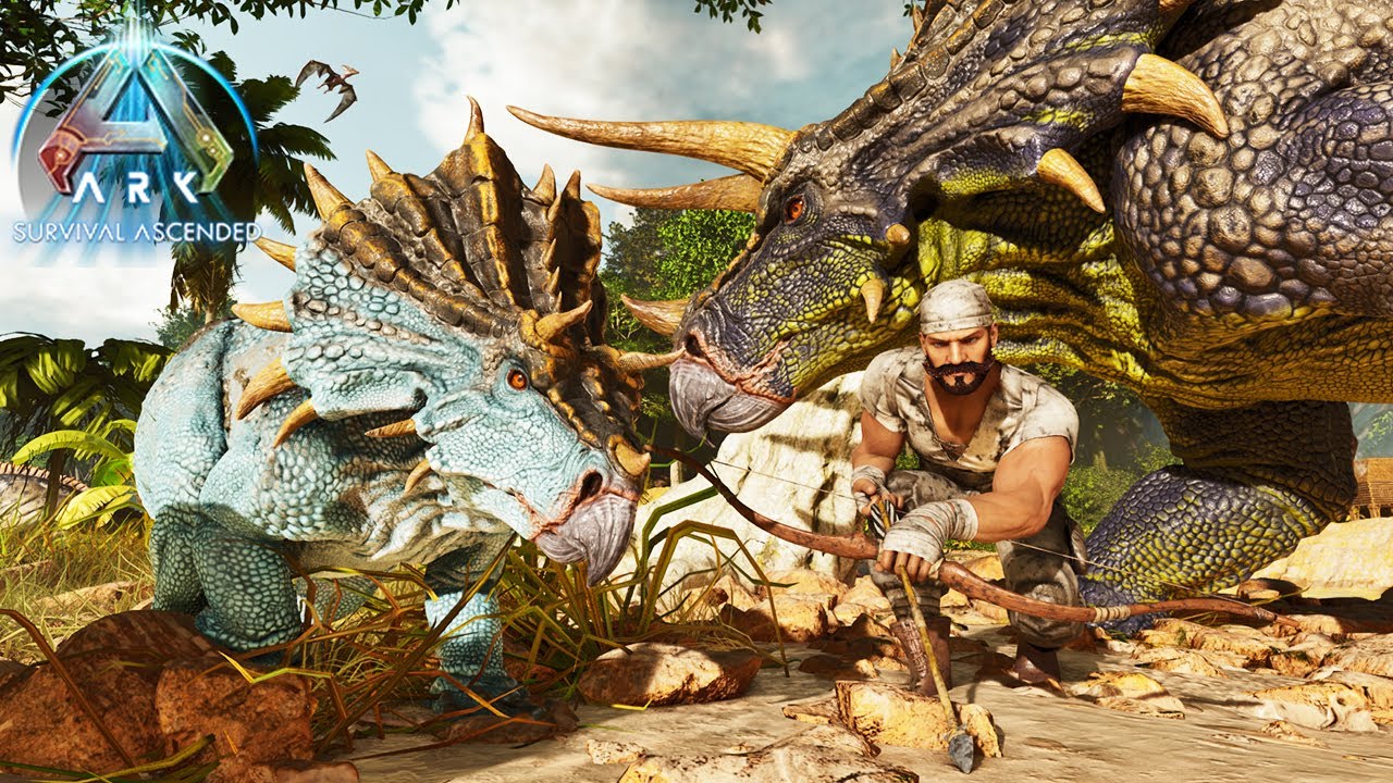 Taming Our First Dinos - Ark: Survival Ascended - YouTube