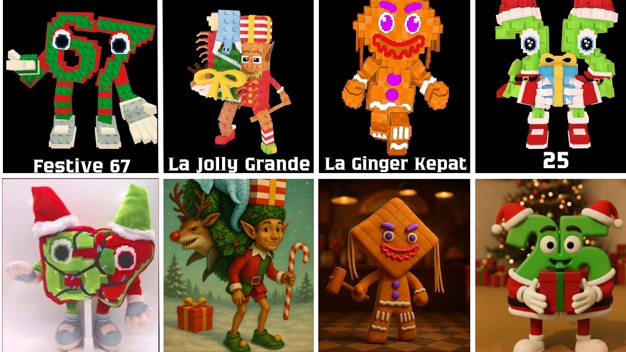 🎄The NEW WINTER Update! All NEW STEAL A BRAINROT CHARACTERS VS A REAL ...