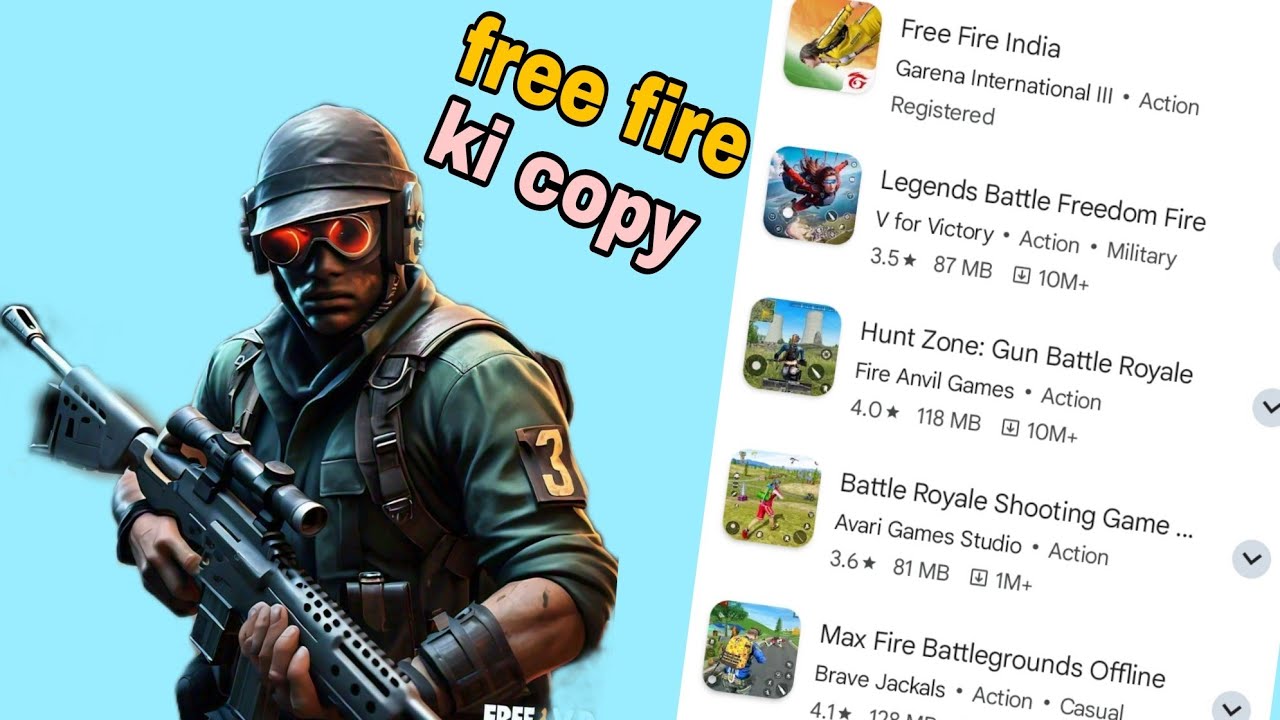 TRYING Games like FREE FIRE 😅 @Mrshehazadagaming1 - YouTube