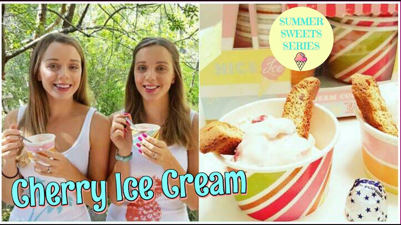 Summer Sweets Episode 3: Cherry ice cream with Baci! - YouTube