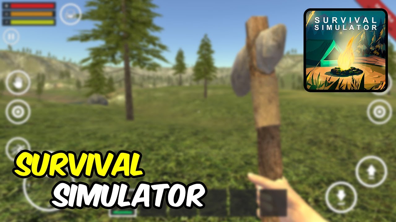 BERTAHAN HIDUP DI HUTAN YANG SEPI DAN MENYERAMKAN! Survival Simulator ...