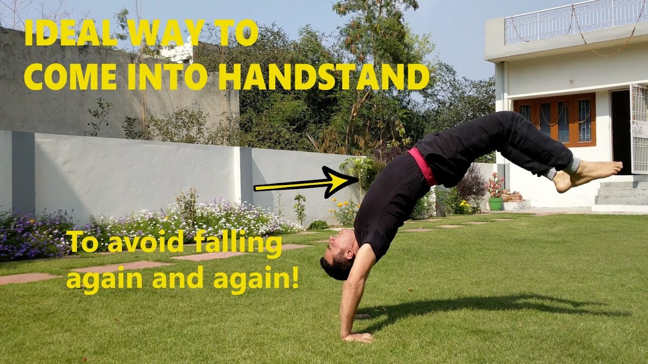 Try this method to come into handstand for better stability - YouTube