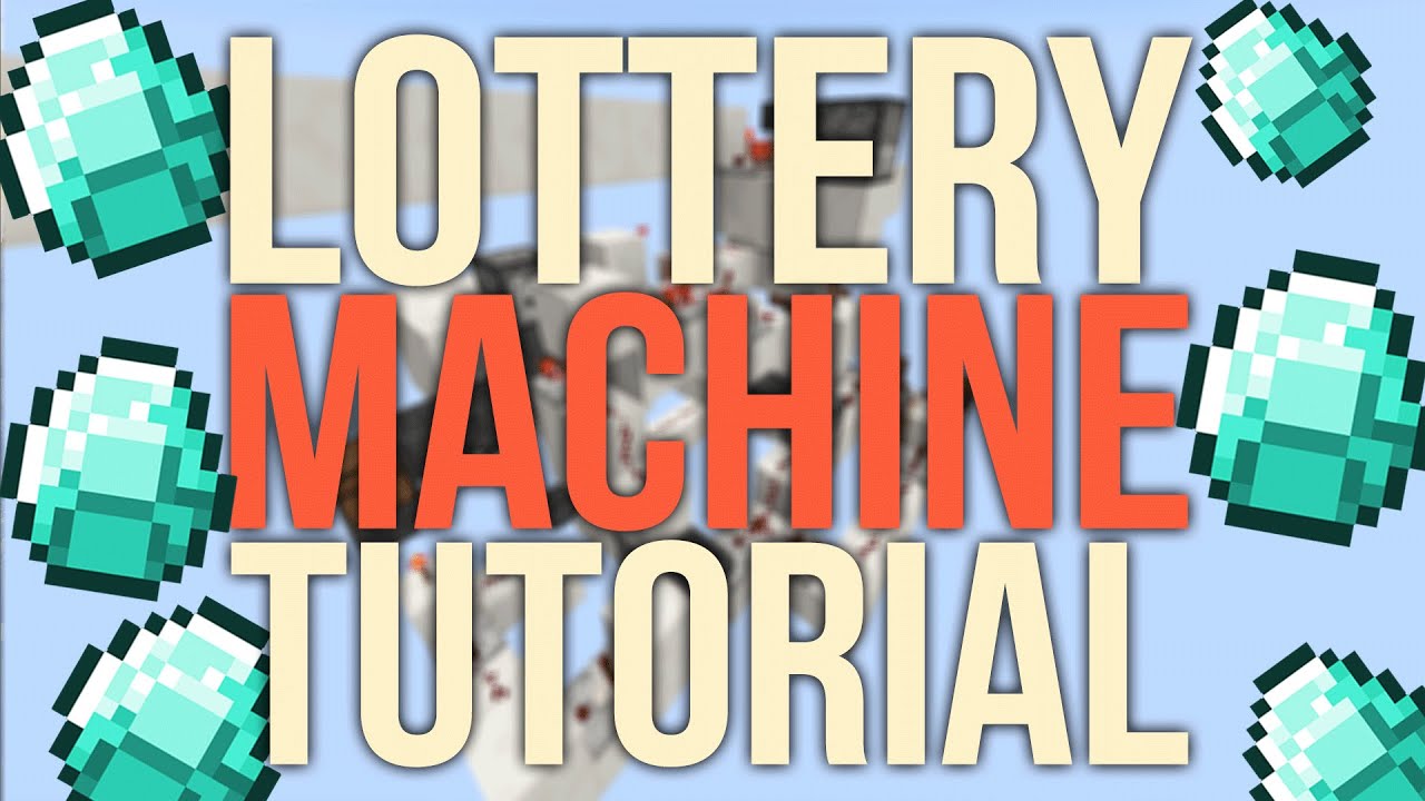 Minecraft Lottery Machine Tutorial - Redstone Gambling Device - YouTube