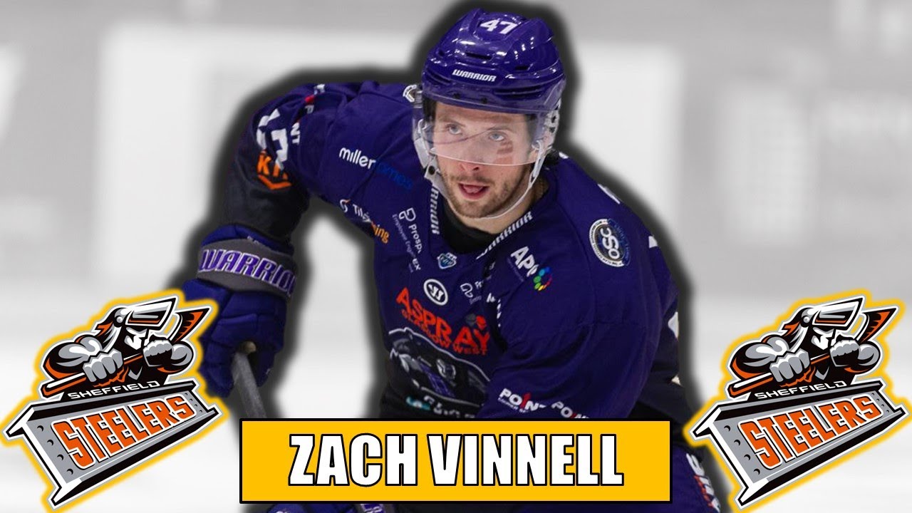 Sheffield Steelers Sign Zach Vinnell - YouTube