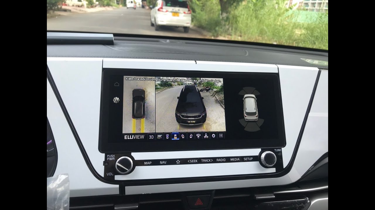 Camera 360 cho KIA Carens 2023, Elliview V5P mới nhất tích hợp màn ZIN ...