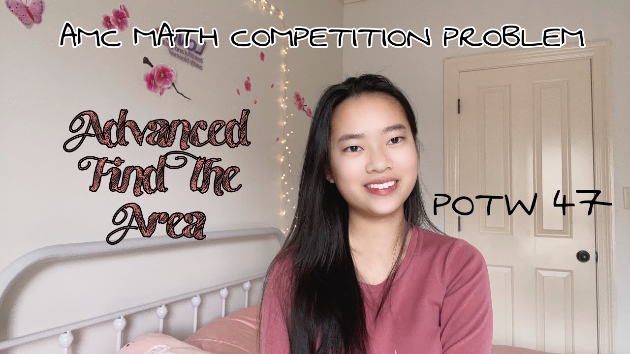 AMC Math Problem: Advanced Find Area (Question of the week 47) - YouTube