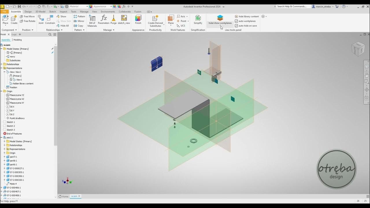 Autodesk inventor® view tools customizing the ribbon - YouTube