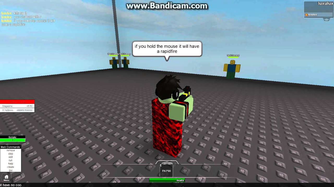 Roblox Script Showase Episode#175/P90 gun - YouTube