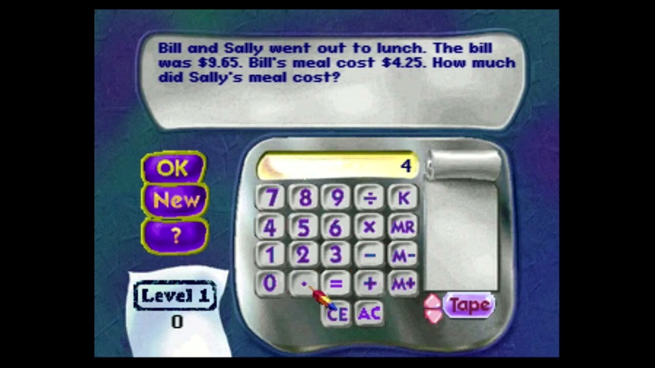 PlayStation Classic Gameplay - P.K.'s Math Studio 1 - YouTube