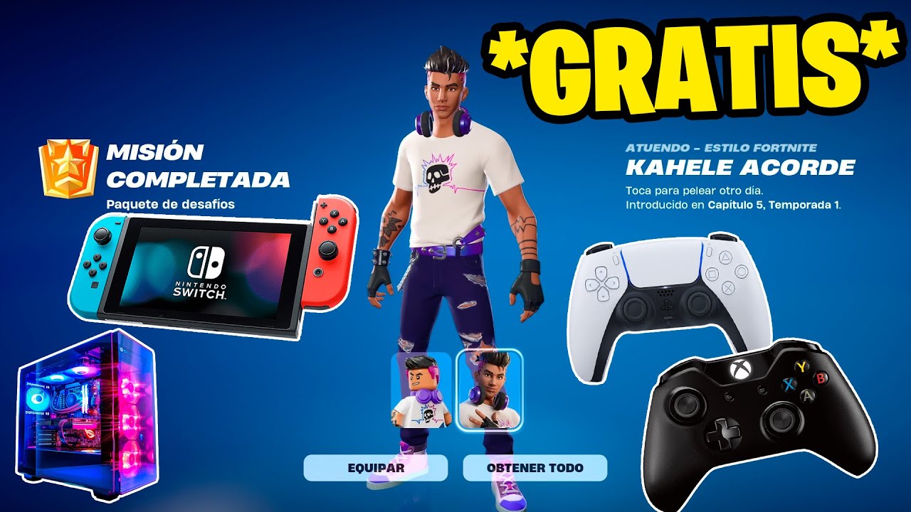 *GUÍA* Como CONSEGUIR la SKIN KAHELE ACORDE GRATIS en FORTNITE ...