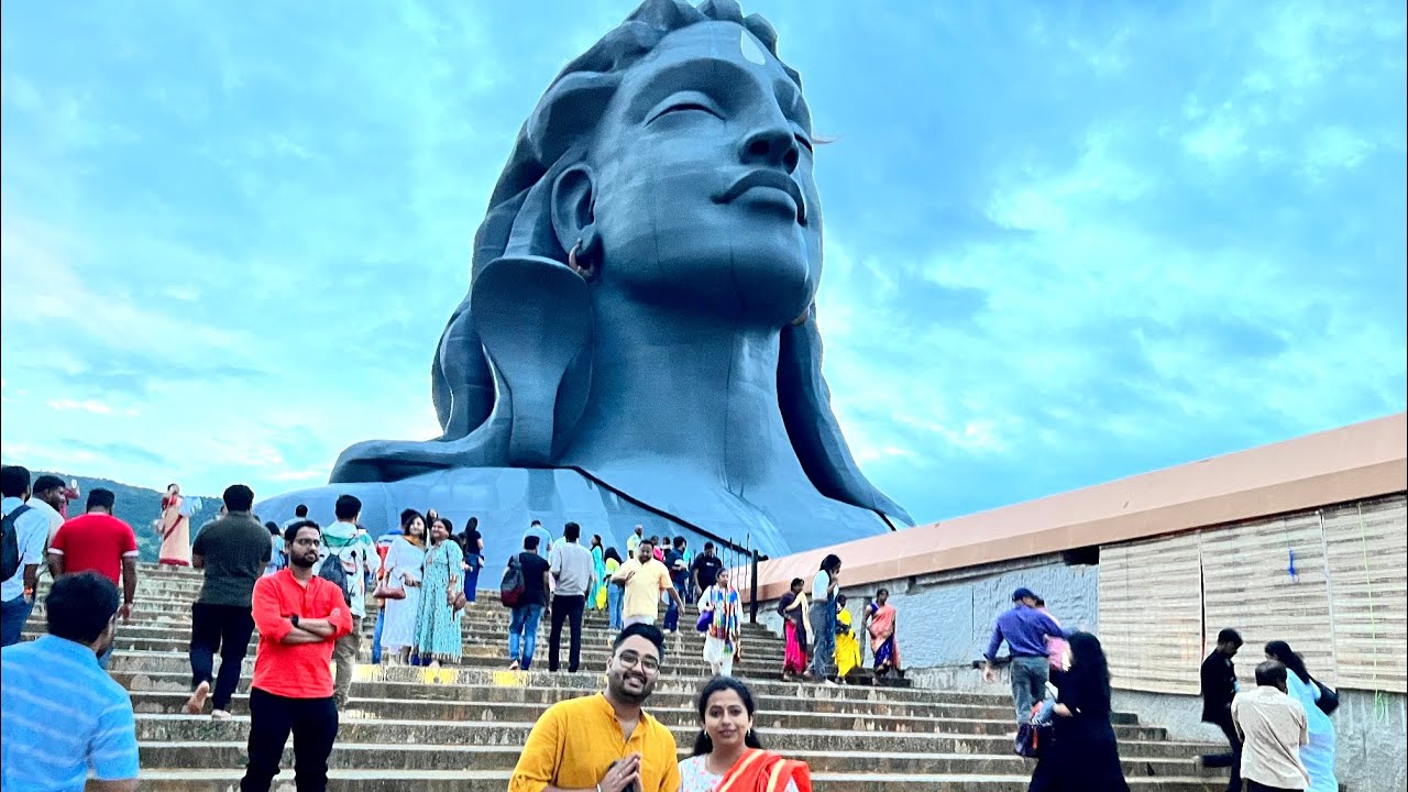 har har mahadev 🙏🏻🔱 Isha temple tamilnadu #adiyogi #bangalore # ...