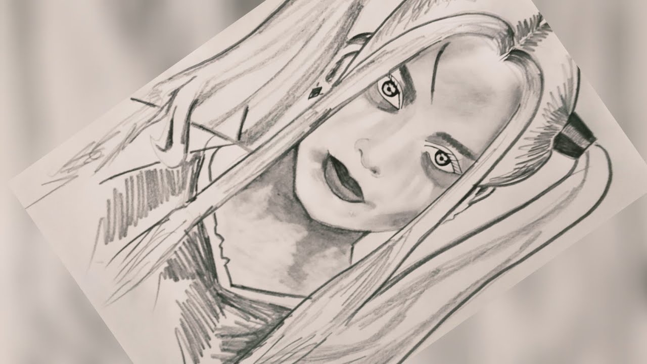 Drawing harlequin - YouTube