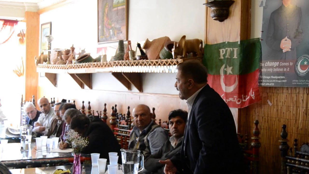 Ali Bakhtiari Speech at PTI Chicago Press conference - YouTube
