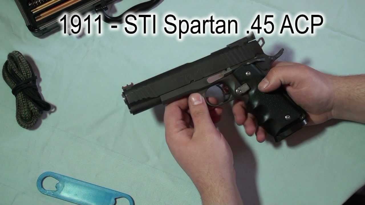 Just Fieldstrip - #026 - STI Spartan 1911 .45 ACP customized - YouTube