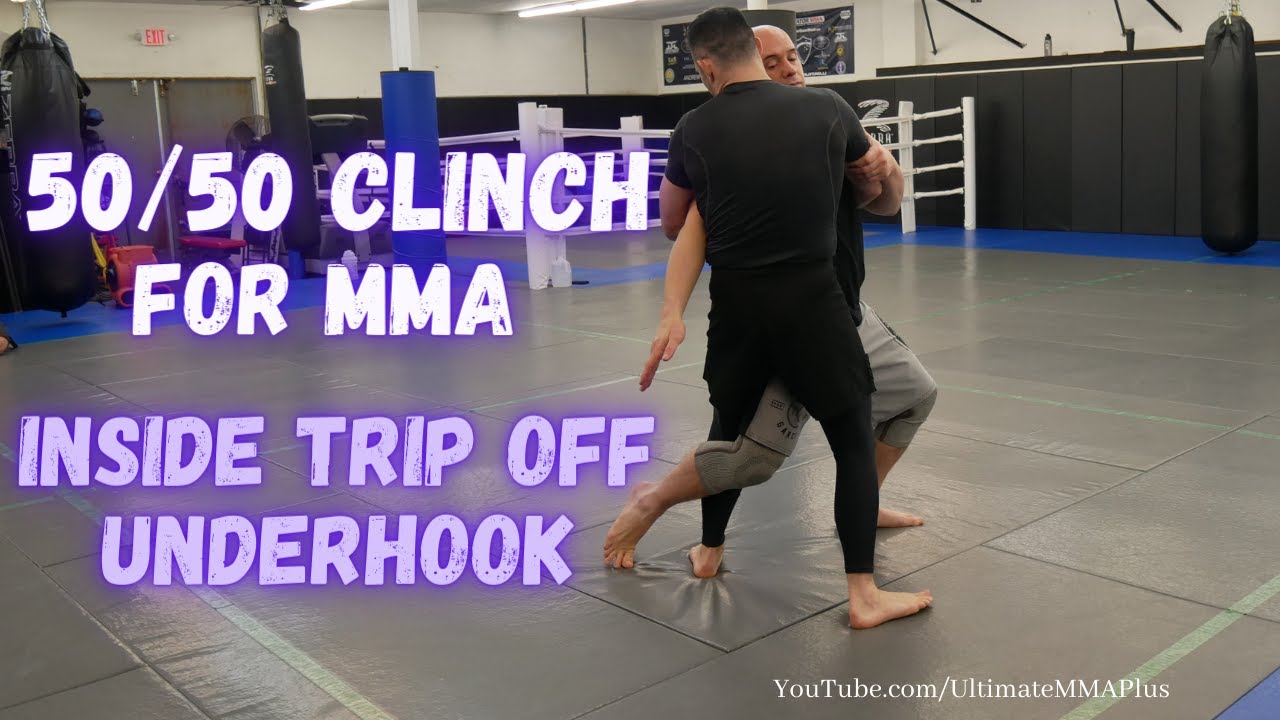 50/50 Clinch for MMA - Inside Trip off Underhook - YouTube