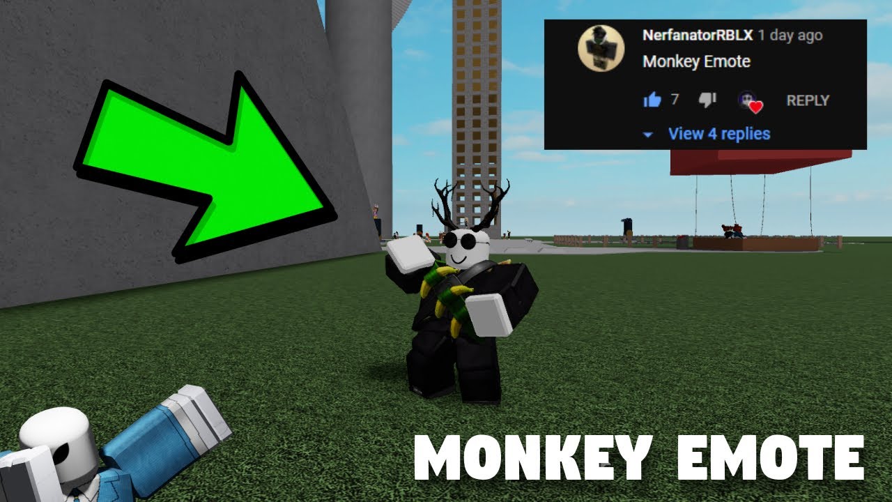 Buying the Monkey Emote in ROBLOX - YouTube