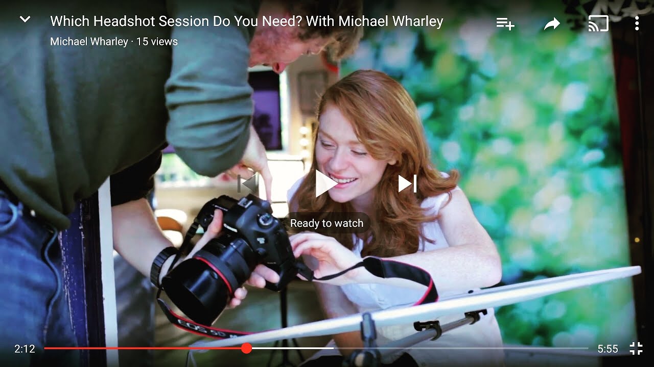 Which Headshot Session Do You Need? With Michael Wharley - YouTube