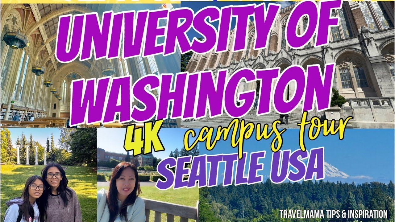 SEATTLE UNIVERSITY OF WASHINGTON CAMPUS 4K walking tour | Inside ...