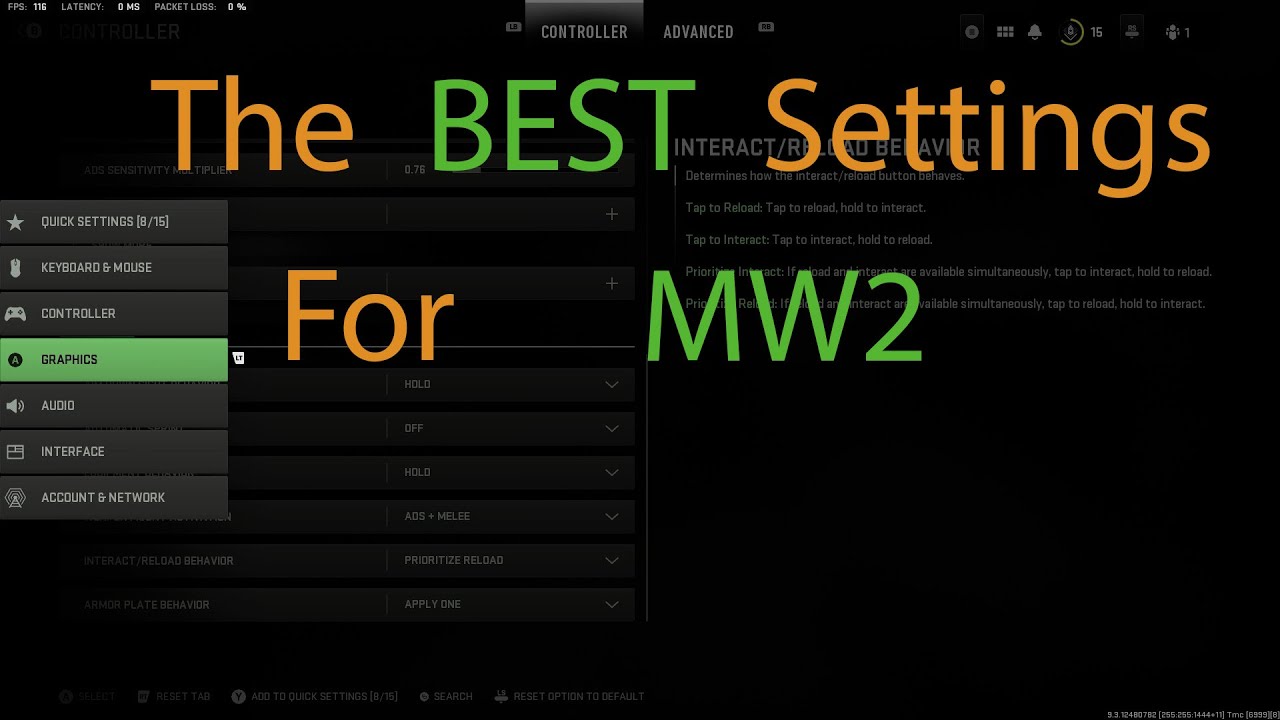 THE BEST SETTINGS FOR Modern Warfare 2 Beta!!! - YouTube
