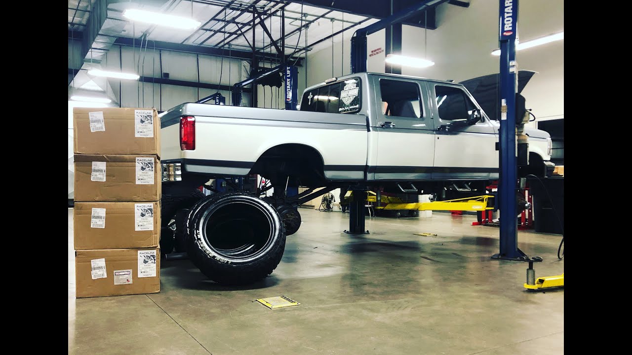 New wheel setup PART 1..... F250 OBS FORD Build....... - YouTube