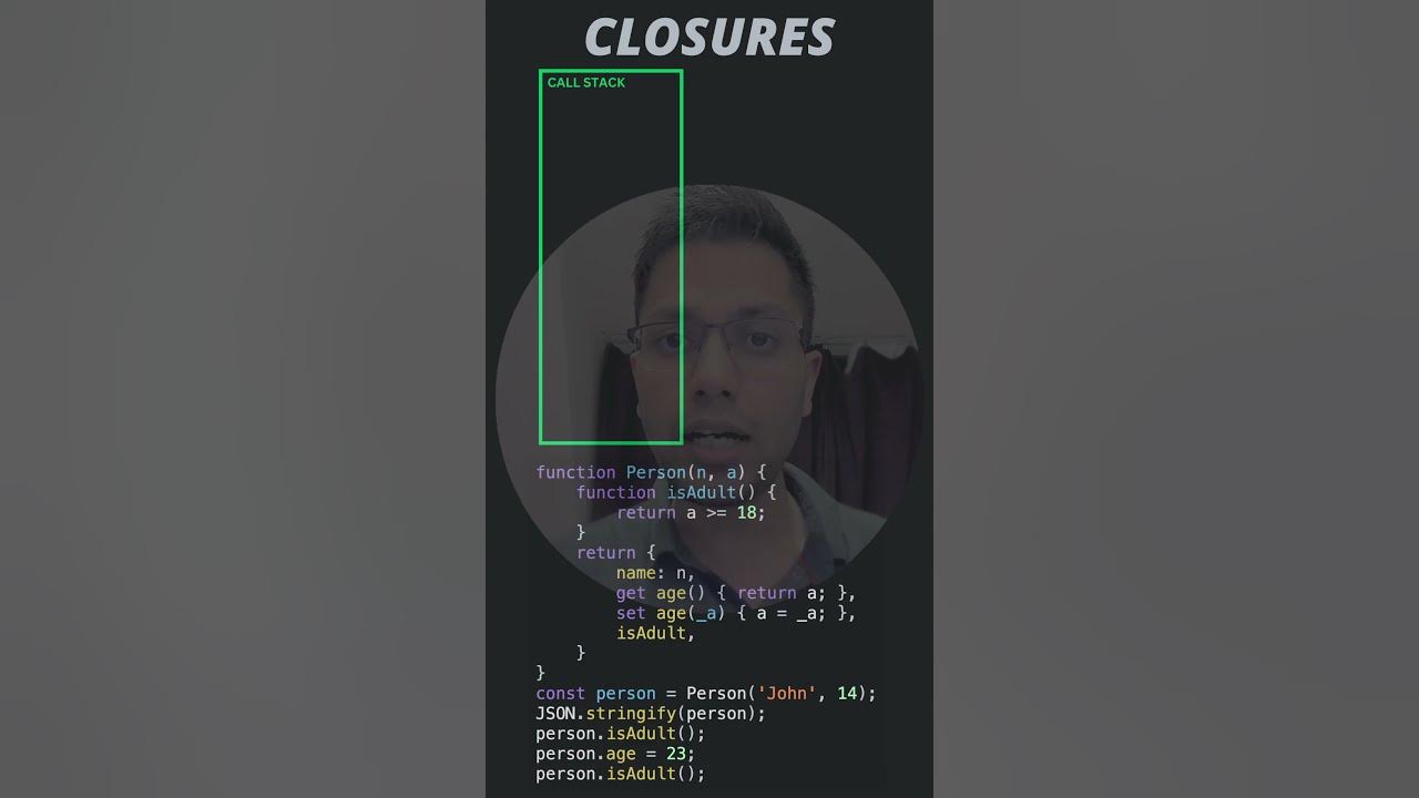 Defining Closures Lexical Environment And Closures Clip 5 Core Javascript Youtube
