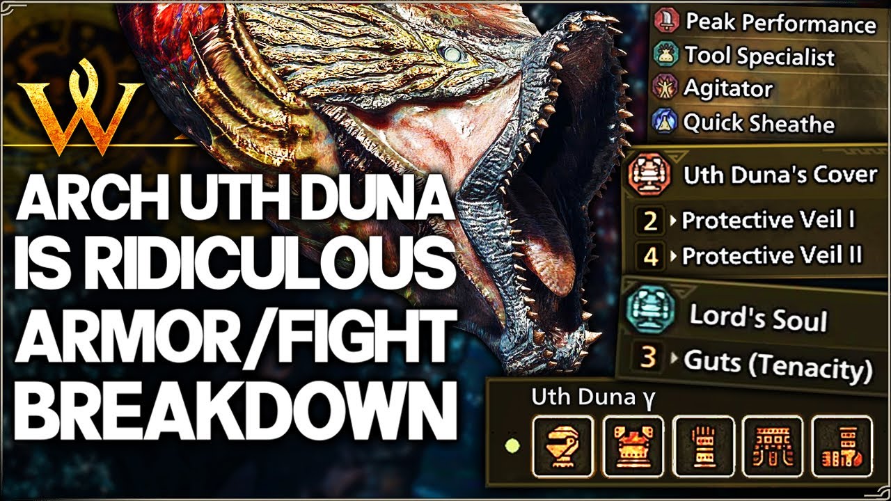 Monster Hunter Wilds - ARCH TEMPERED UTH DUNA IS BRUTAL - New Armor ...