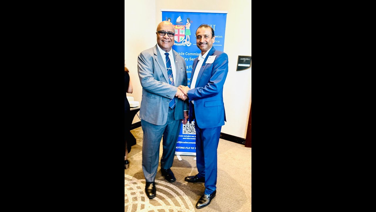 Deputy Prime Minister of Fiji, Manoa Kamikamica, hosted by Jeff Lal and ...