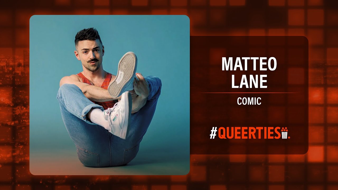 Mateo Lane wins Comic at the 12th annual #Queerties - YouTube