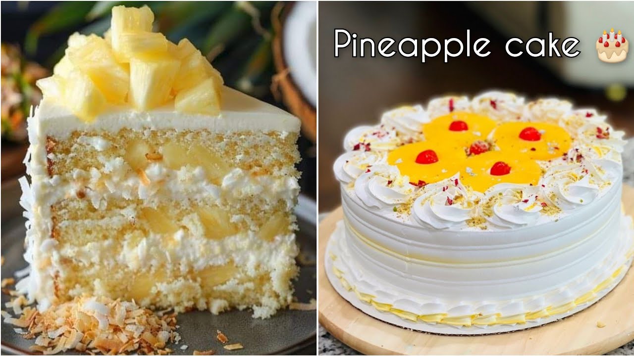 How To Make Perfect Pineapple Cake♥️| Pineapple cake | Bakery Style Classical Pineapple Cake ...